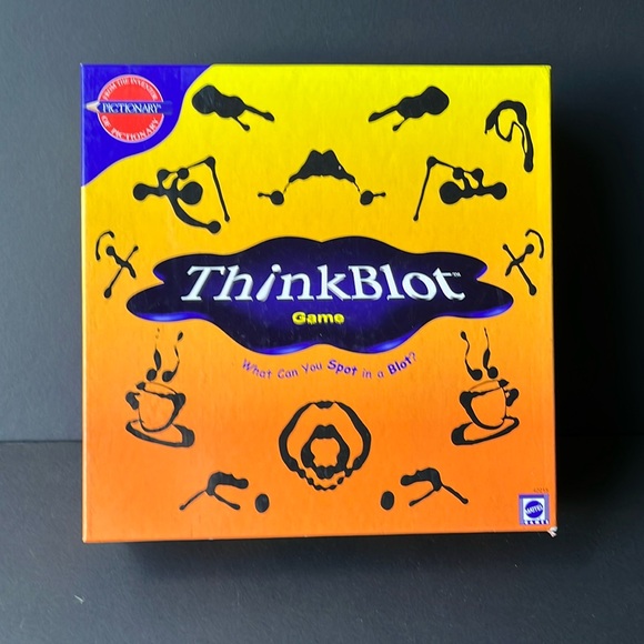 Mattel | Games | Mattel Games Thinkblot Board Game From The Inventor Of ...
